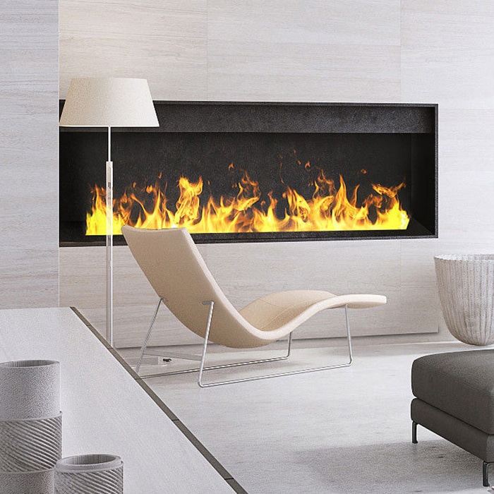 Water Mist Fire Steam Fireplace – Realistic 3D Flame, Safe & Smokeless ...